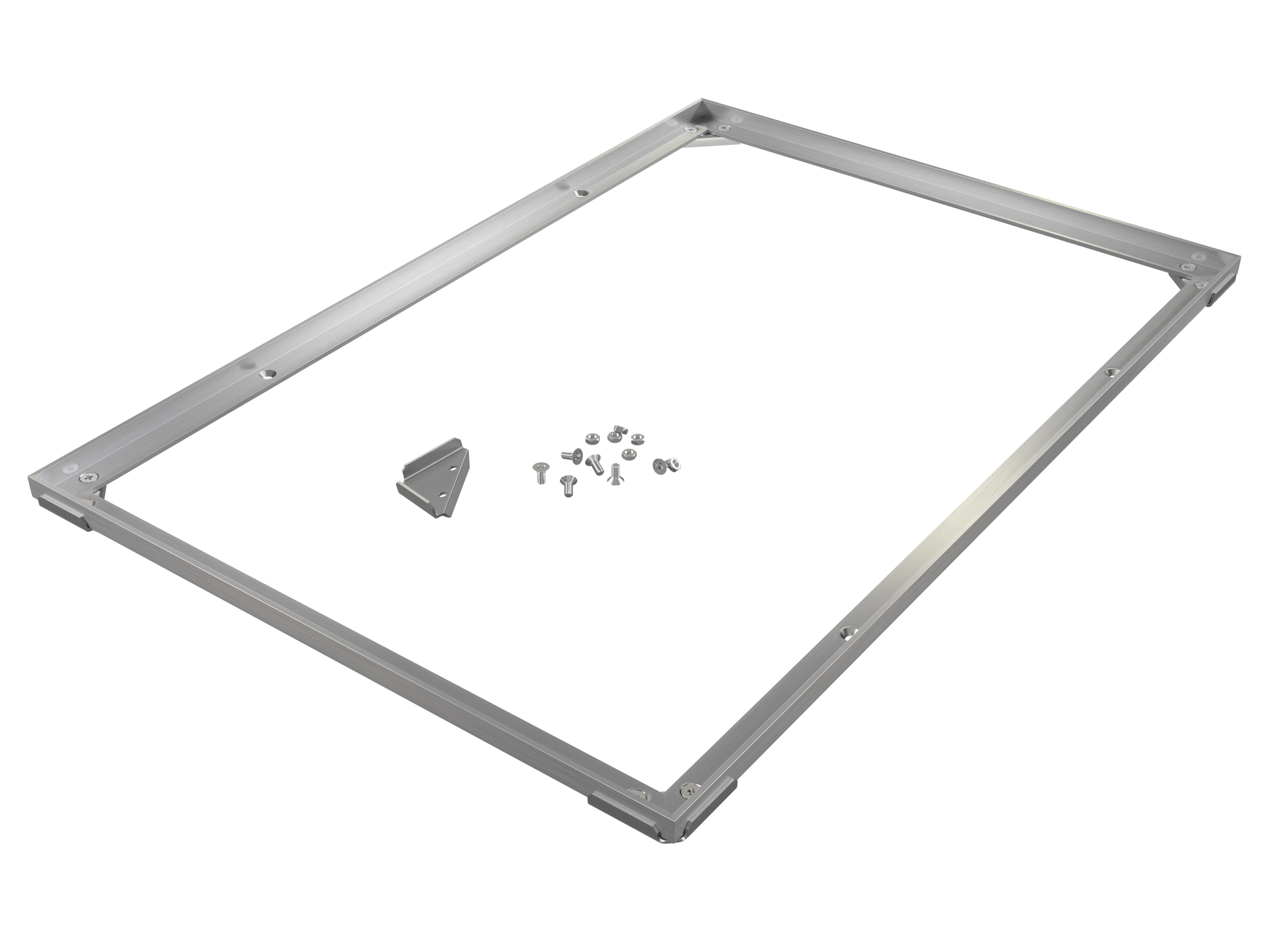 SPEZIAL Angle Frame 15 Stainless Steel, 15 x 20 x 3 mm, with rounded ...