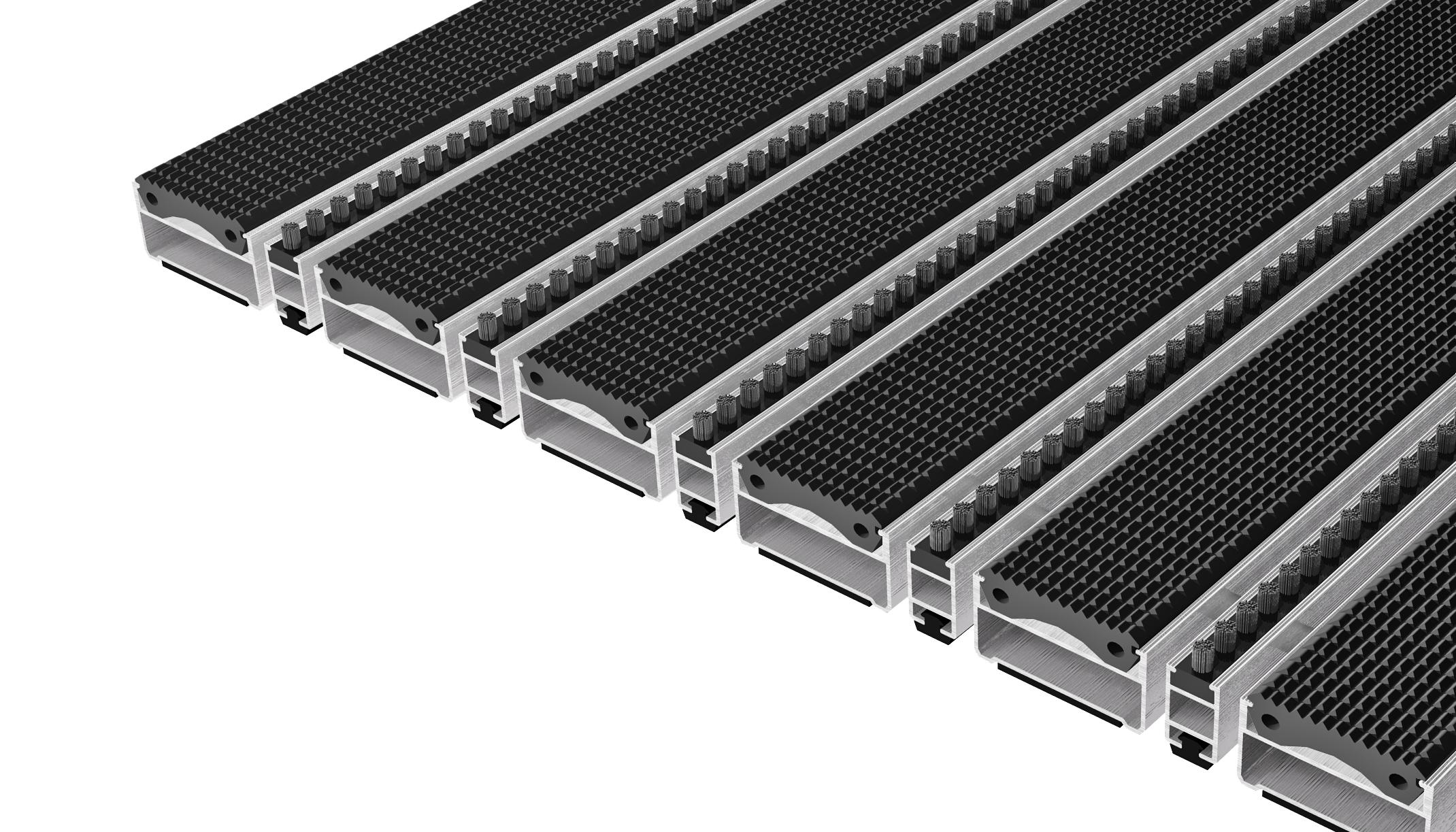 Top Clean CLASSIC XL 22 with Grooved Rubber and Brush Strip - GEGGUS ...