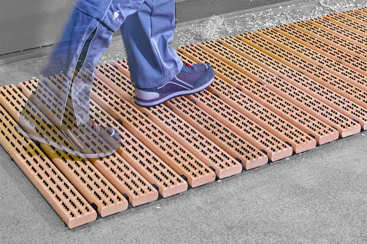 BISON Wooden gratings - GEGGUS Entrance Matting UK